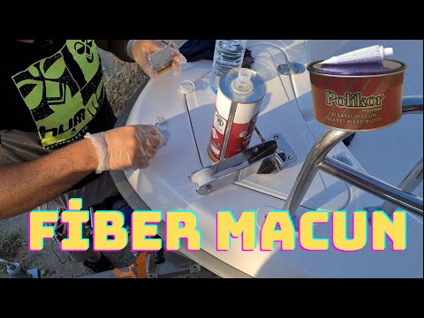 Fiber Macun ile Tekne Onarımı #tekne