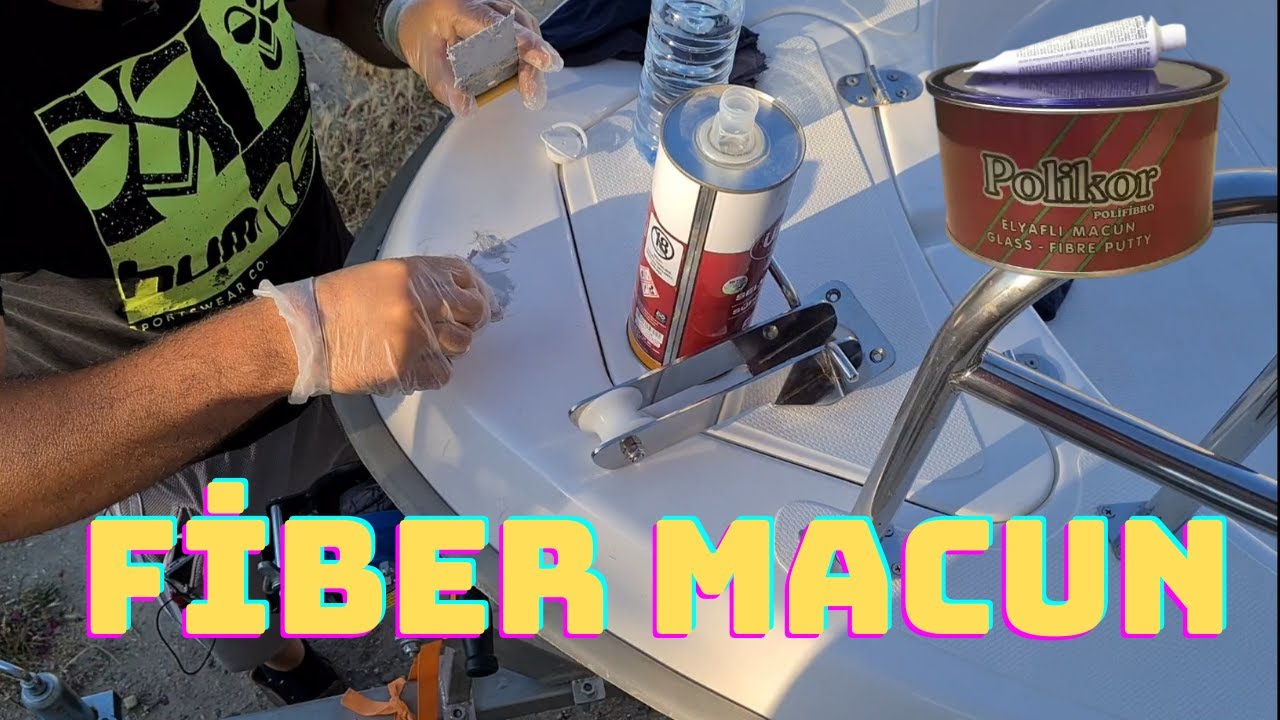 Fiber Macun ile Tekne Onarımı #tekne - YouTube