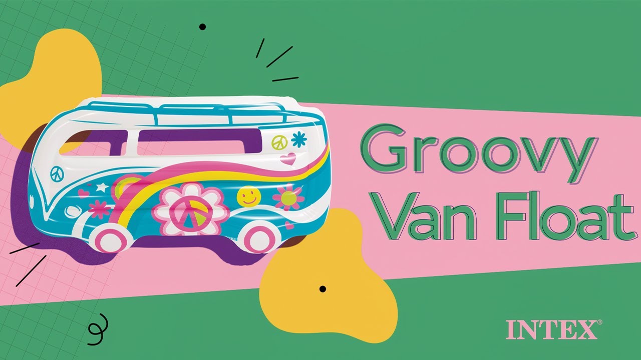 INTEX® Groovy Van Float - YouTube