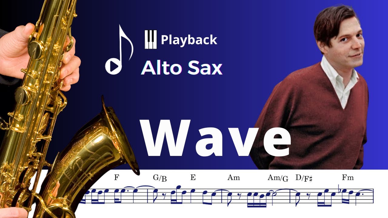 Wave Tom Jobim Playback Partitura Sax Alto Eb Youtube 5542