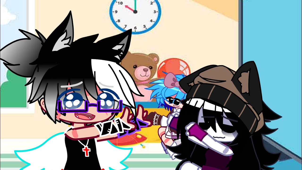 Little baby Kaity :3 |Fnf Crossover| Gacha Club animation| - YouTube