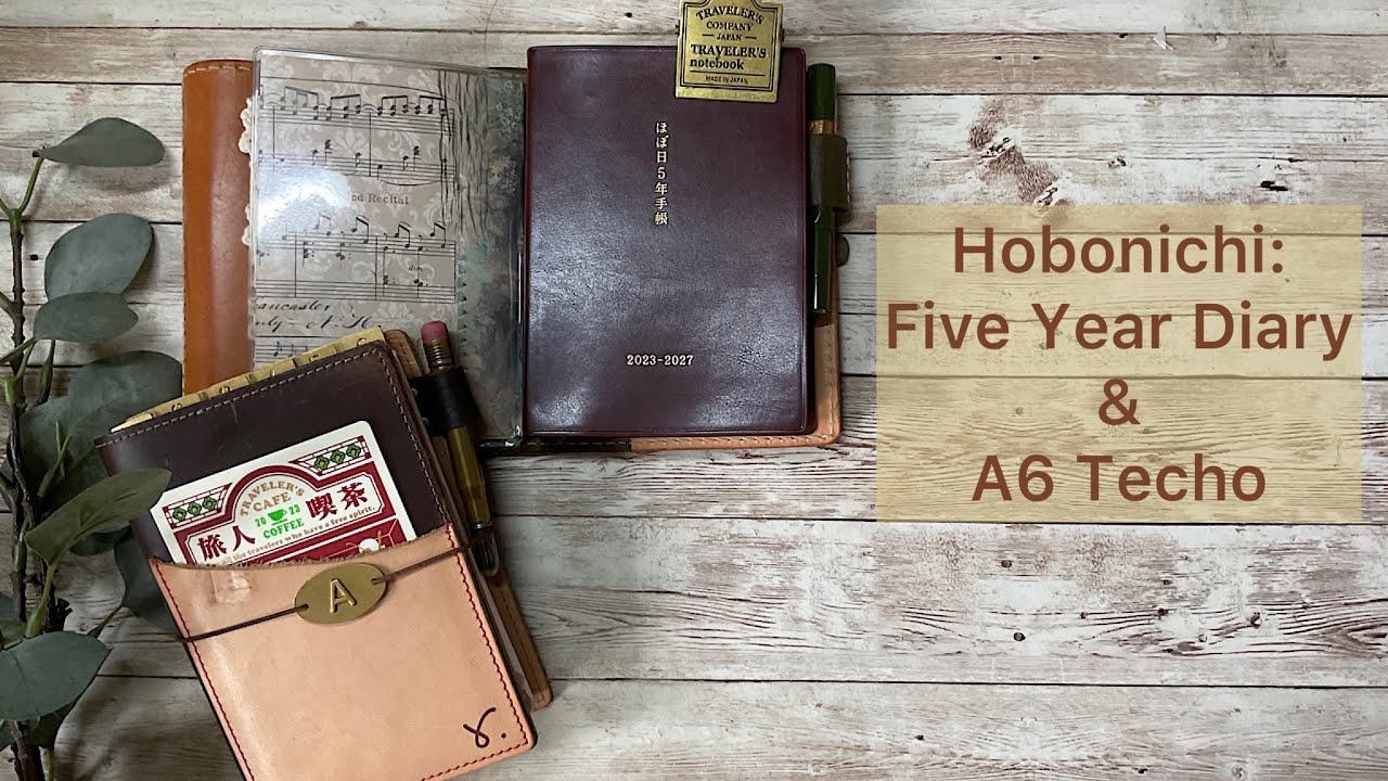 How I’m Using My Five Year Hobonichi Diary Journal And My A6 Hobonich ...