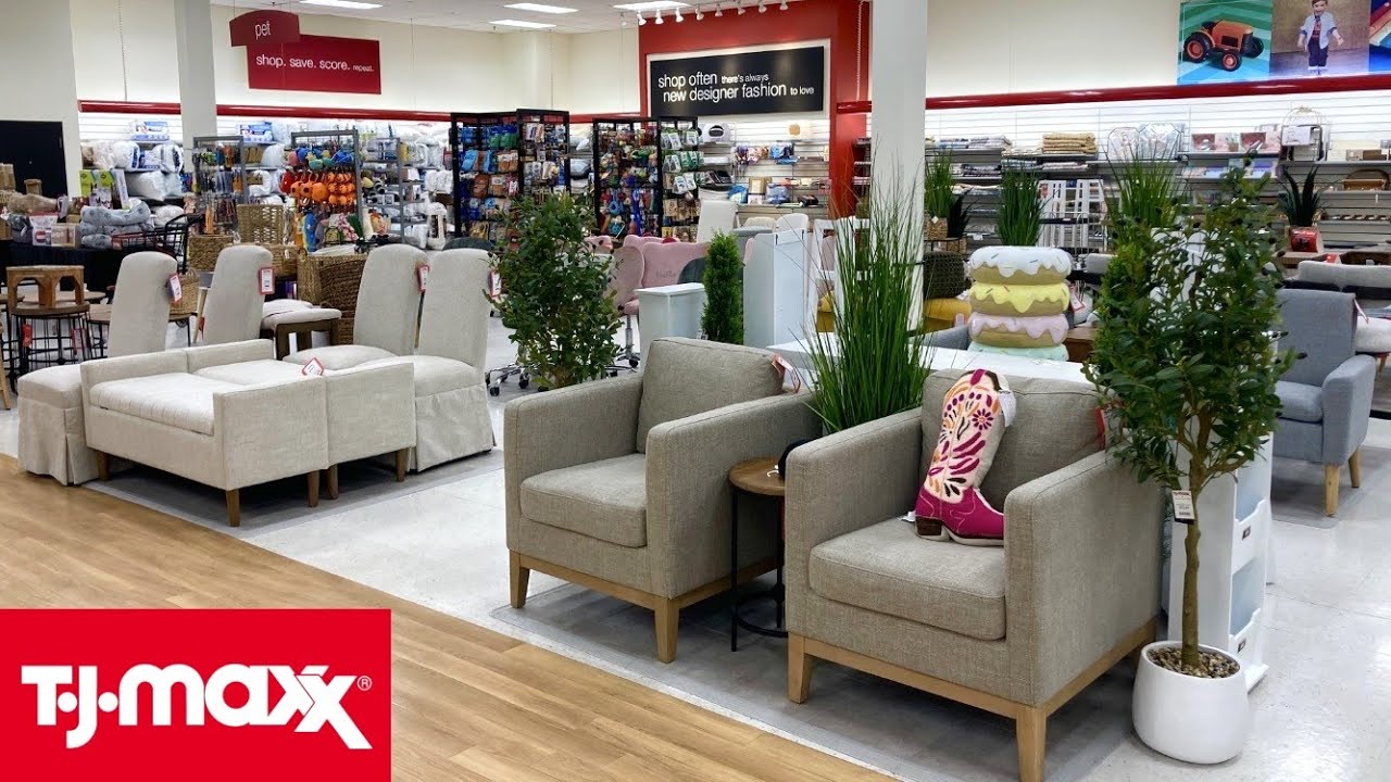 TJ MAXX SHOP WITH ME FURNITURE ARMCHAIRS CHAIRS TABLES HOME DECOR ...