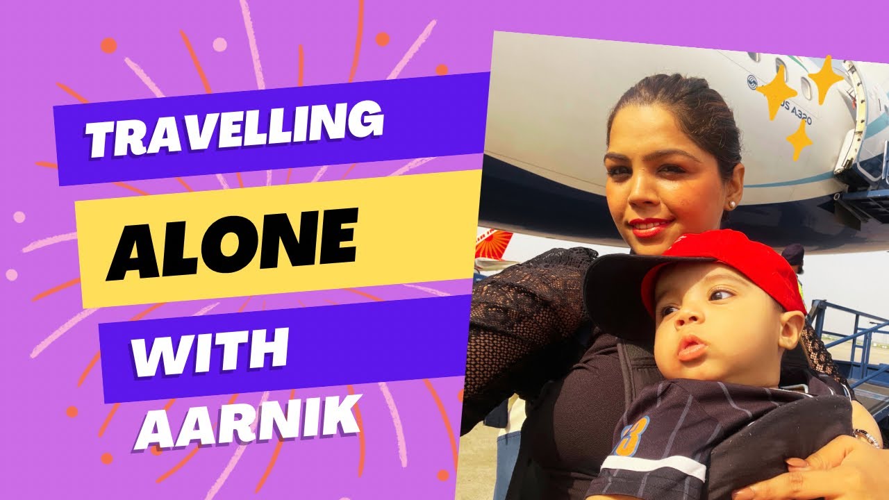 why did i travel alone with aarnik?? | First Flight|visit to Golden ...