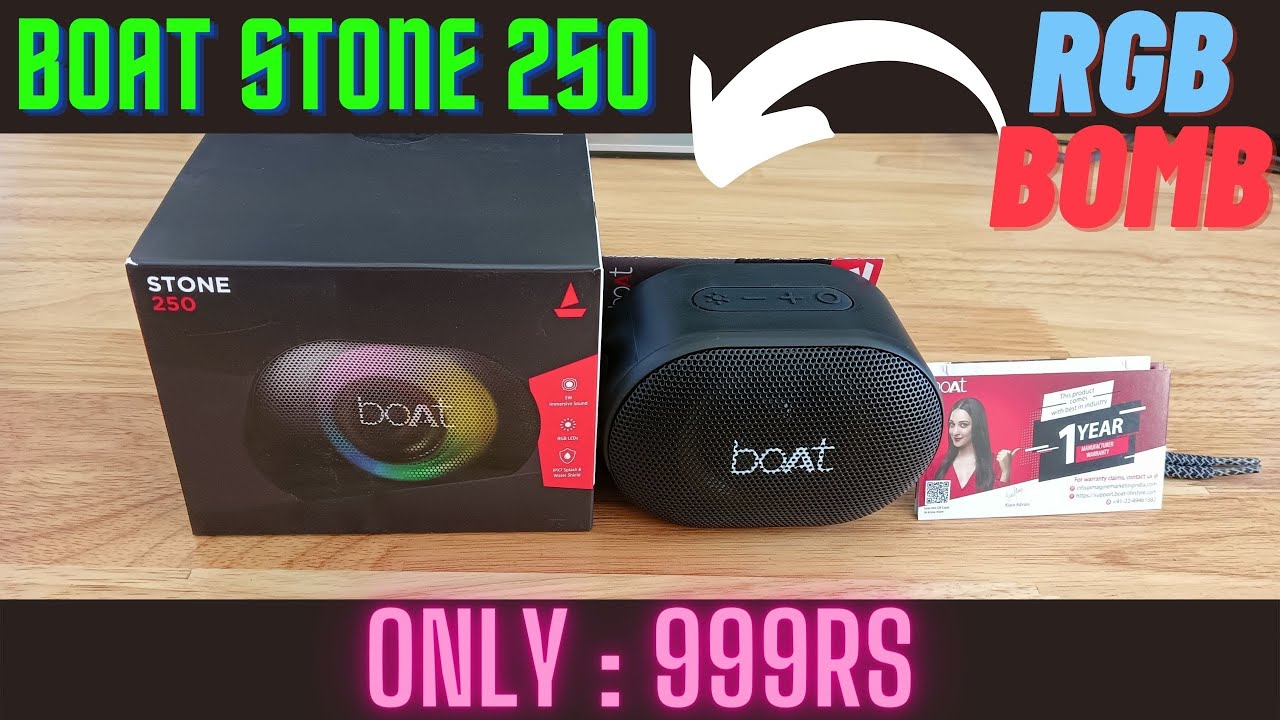 boAt Stone 250 | UNBOXING & REVIEW + SOUNDTEST | Bluetooth Speaker ...