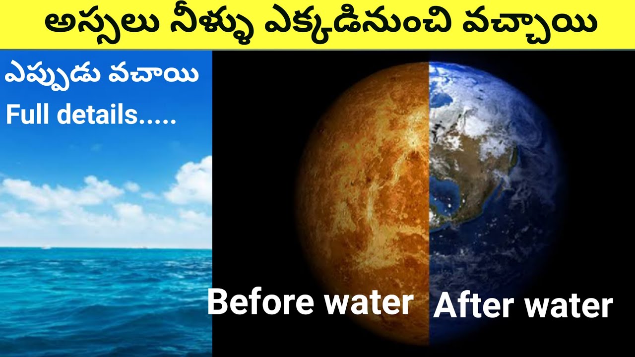 Explaining How water came to earth and what is the first life on earth ...