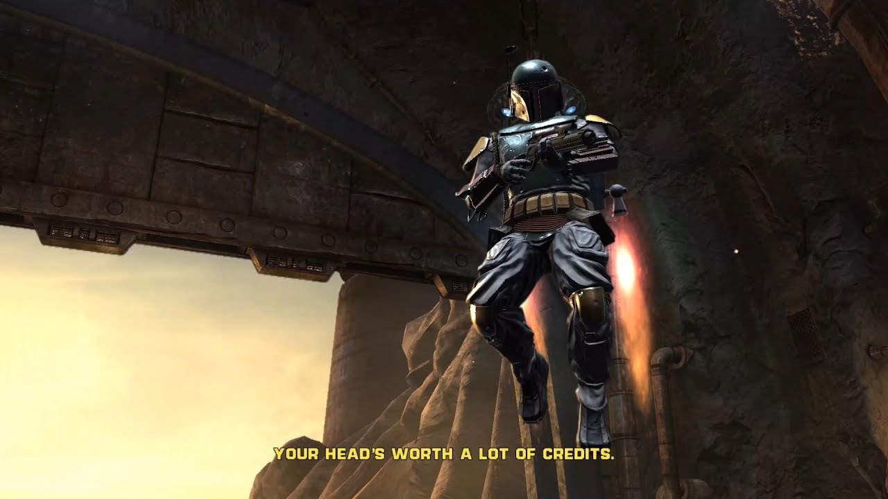 Star Wars: The Force Unleashed - Boba Fett Boss Fight 1080p - YouTube