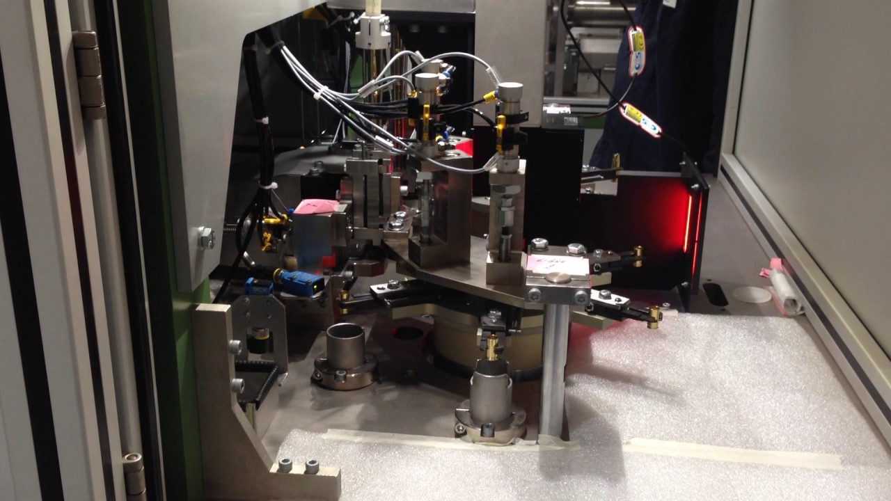 887 Optical gauging machine - YouTube