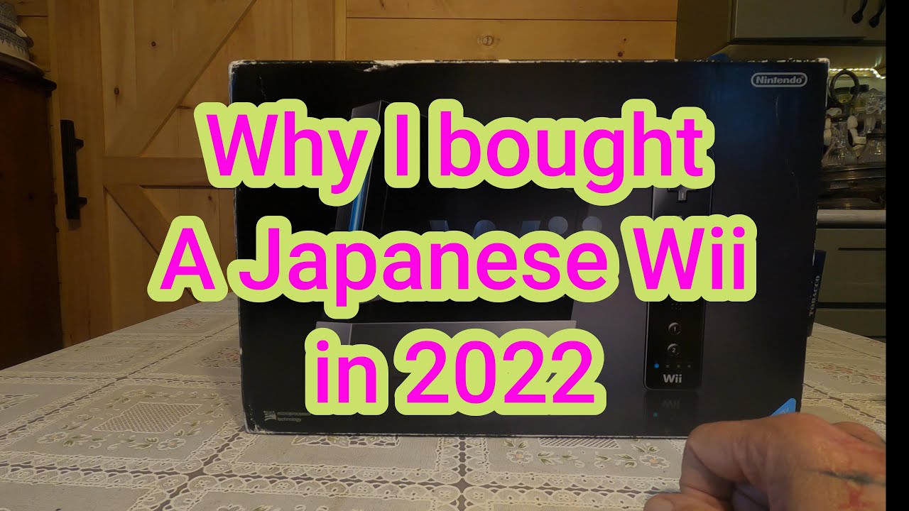 Why I Bought A Japanese Nintendo Wii in 2022 | Unboxing - YouTube