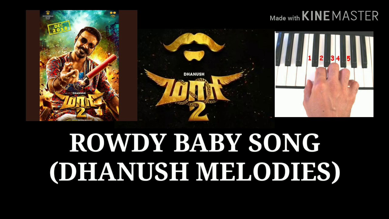ROWDY BABY SONG TUTORIAL -Dhanush Melodies - YouTube
