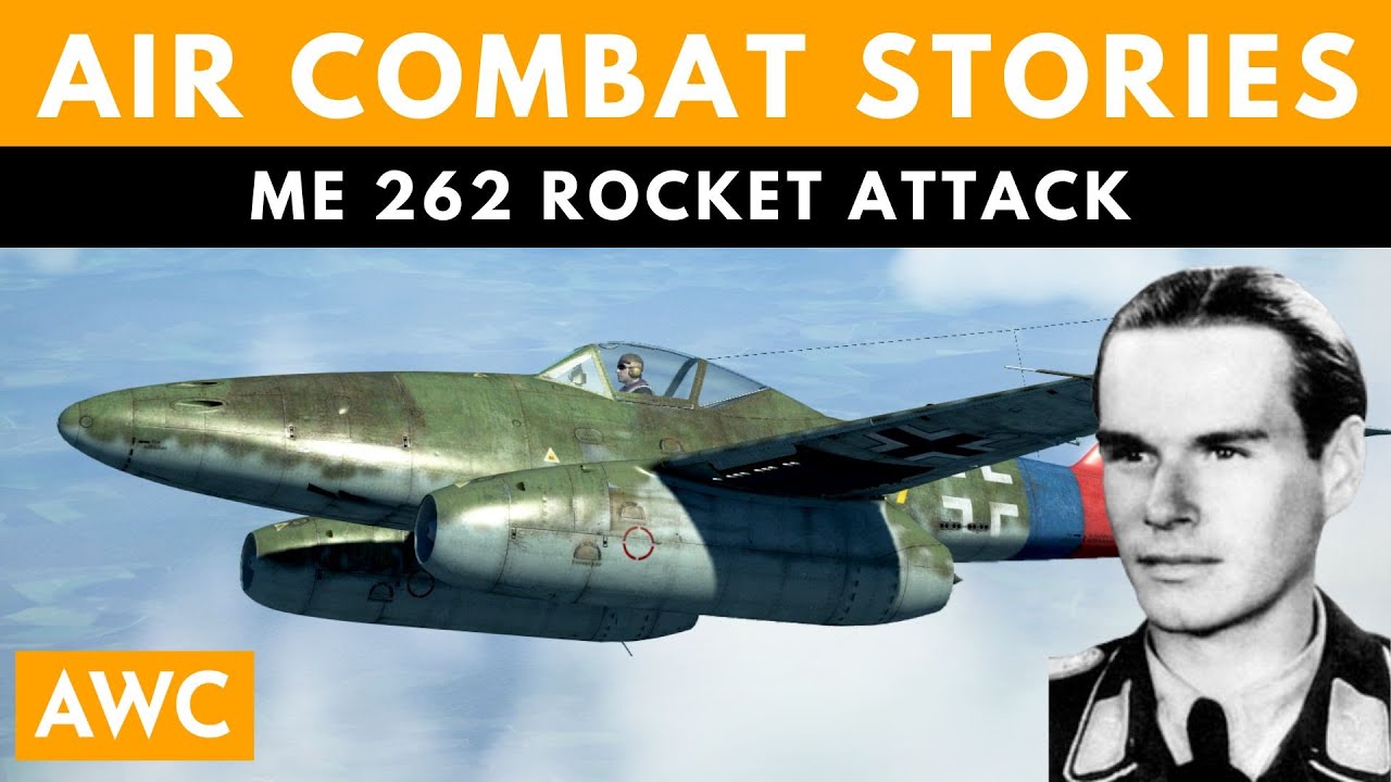 Walter Hagenah's R4M rocket attack on six P-51 Mustangs - 10th April ...