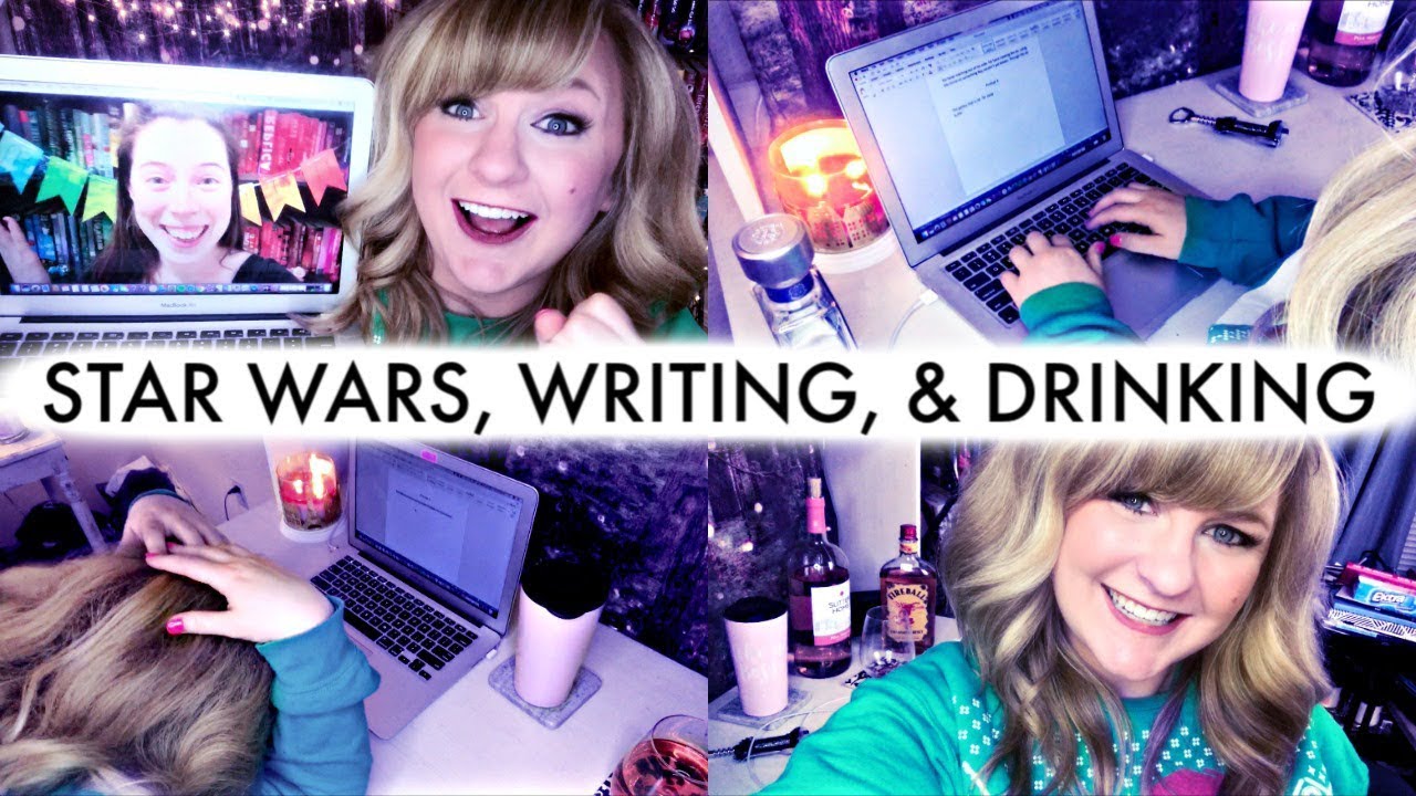 Star Wars Writing Vlog | Writing and Drinking with Kate Cavanaugh - YouTube