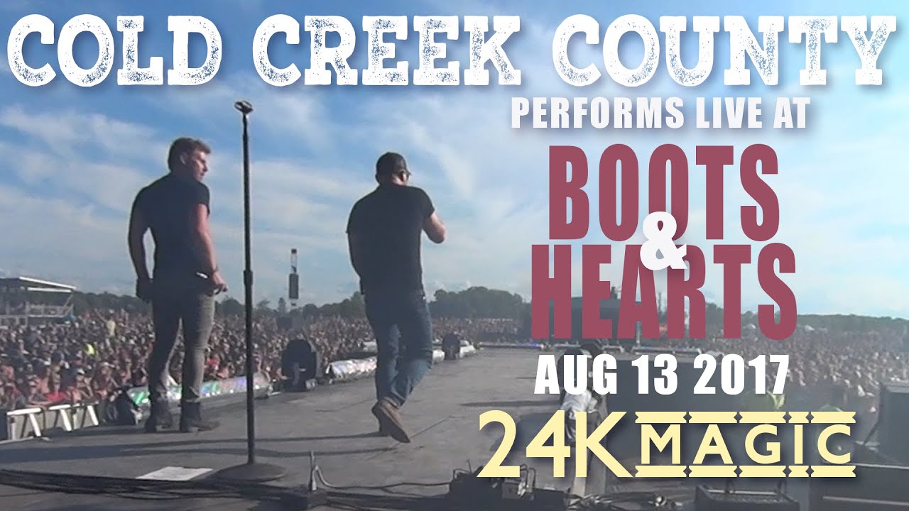 Cold Creek County Live @ Boots & Hearts 2017 - 24K Magic (Cover) - YouTube