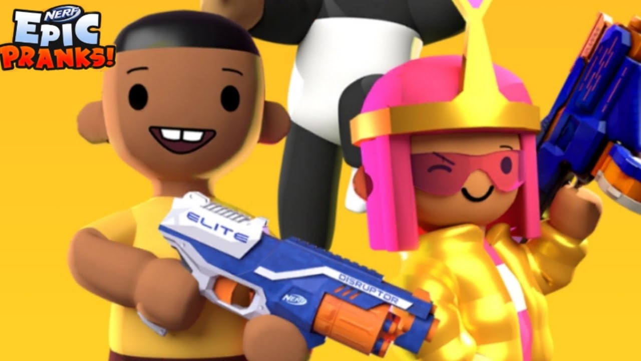 NERF Epic Pranks || Funny Epic 10 Levels Gameplay ( Ios,android) - YouTube