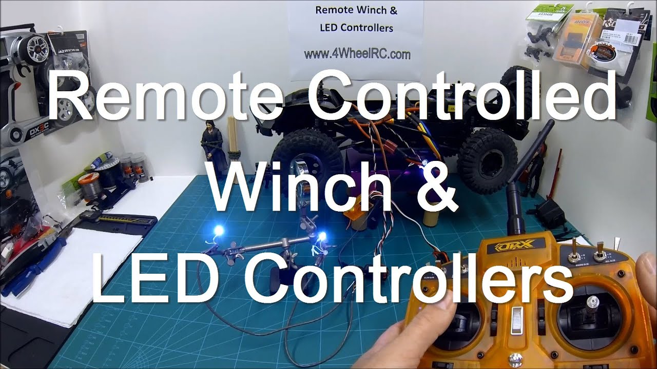 RC Winch & LED Controllers. - YouTube
