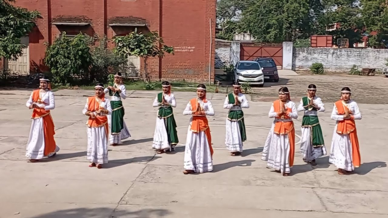 Welcome dance | Swagat geet | School dance - YouTube