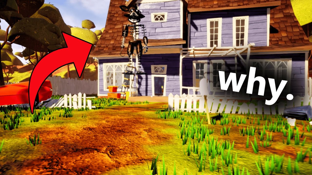 The Hello Neighbor Foxy Mod Was Unhinged... - YouTube