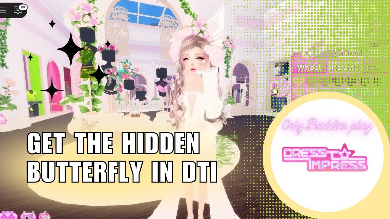 Petal Update’s SECRET: How to Get the HIDDEN Butterfly in Dress to ...