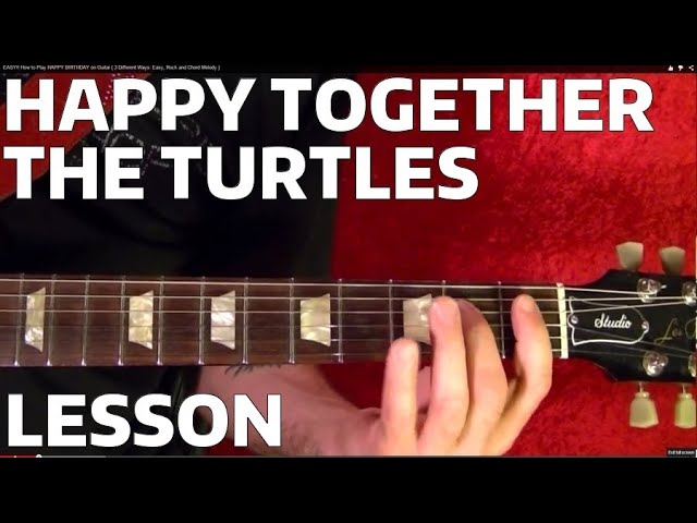 Happy Together Guitar Chords