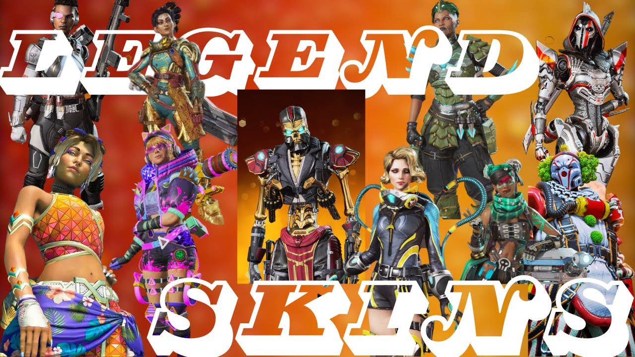 my legendary skins collection - APEX LEGENDS ASMR gaming - YouTube