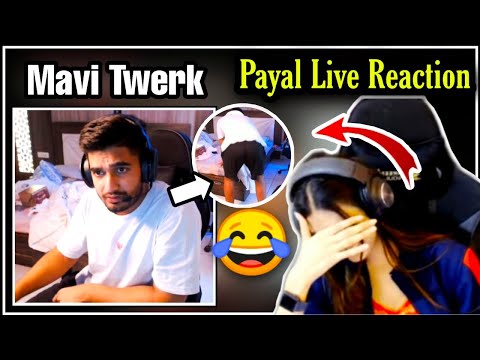 PAYAL Gaming Reacting On MAVI 1 Million Subs Special Twerk 😂 | Hilarious Reaction 😮 #payalgaming.