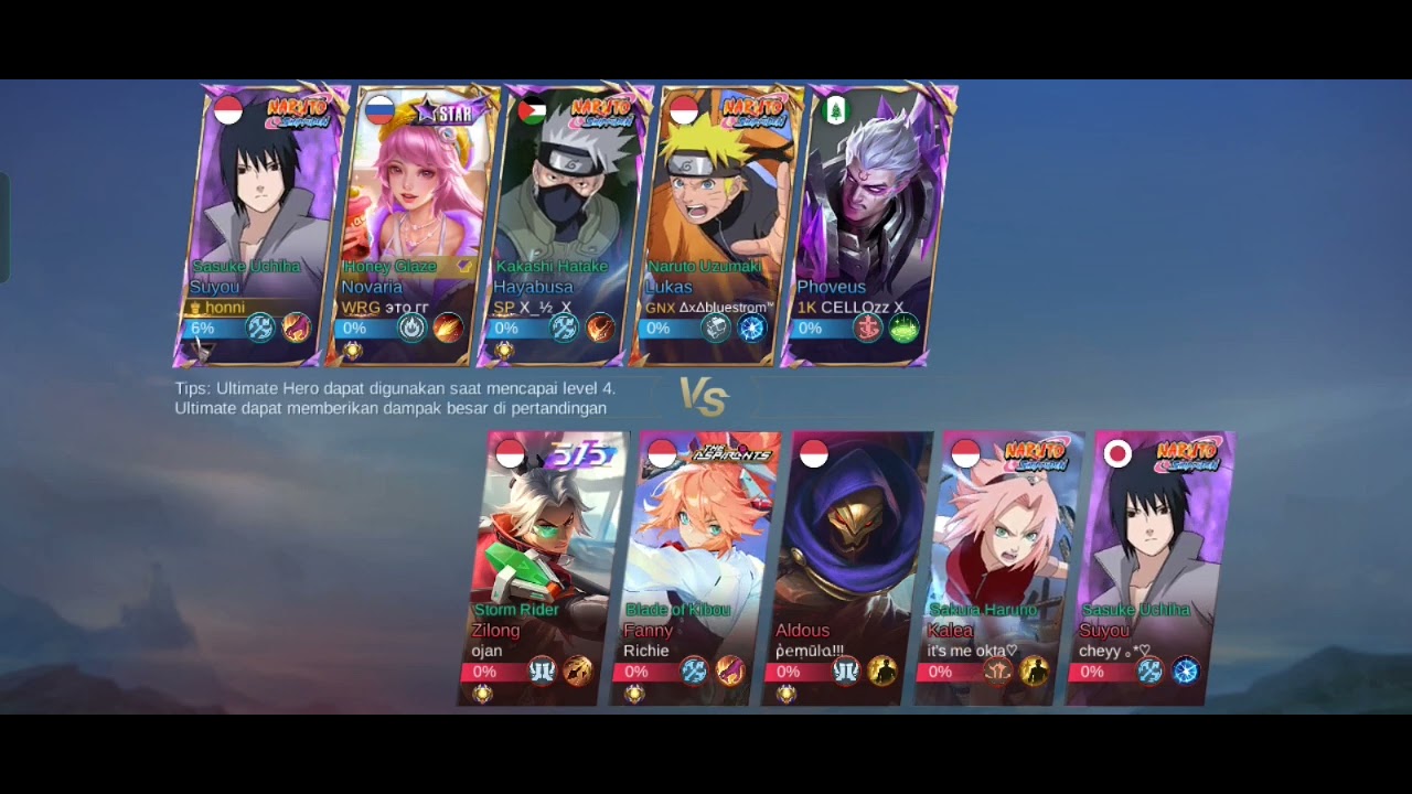 Sasuke uchiha gameplay #MLBB×NARUTO - YouTube