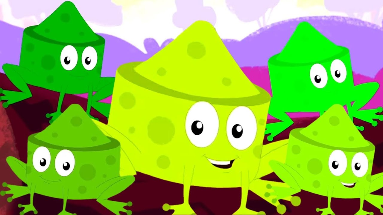 Five Little Speckled Frogs Number Song and Kids Learning Videos - YouTube