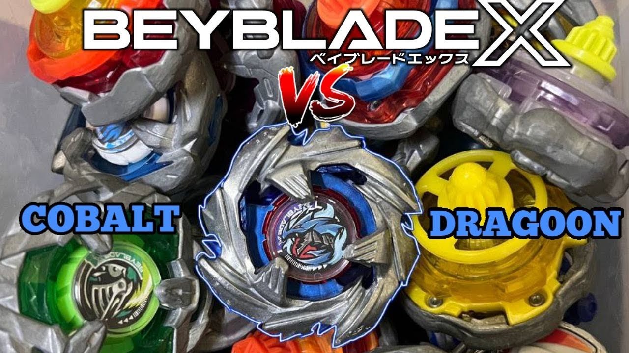 COBALT DRAGOON VS ALL BEYBLADE X!! | BEYBLADE X MARATHON - YouTube