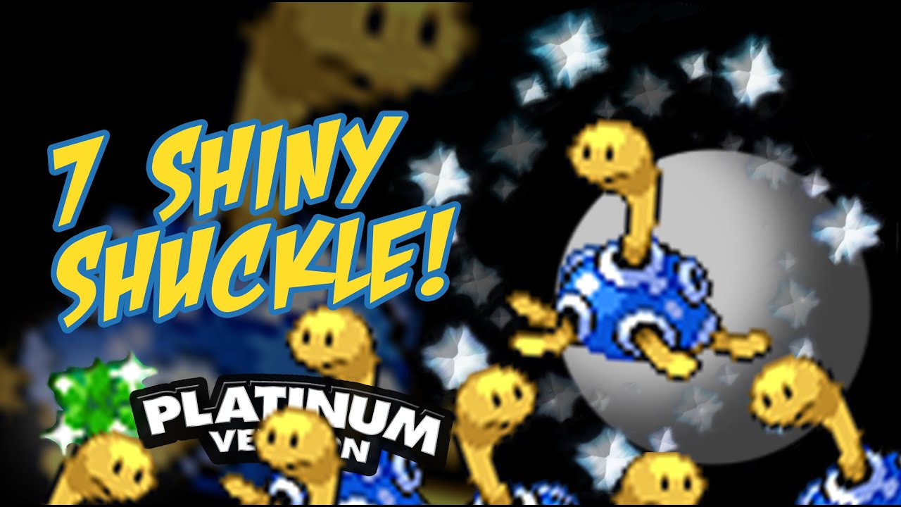 Blue and Indestructible! Shiny Shuckle! Chained in Platinum - YouTube