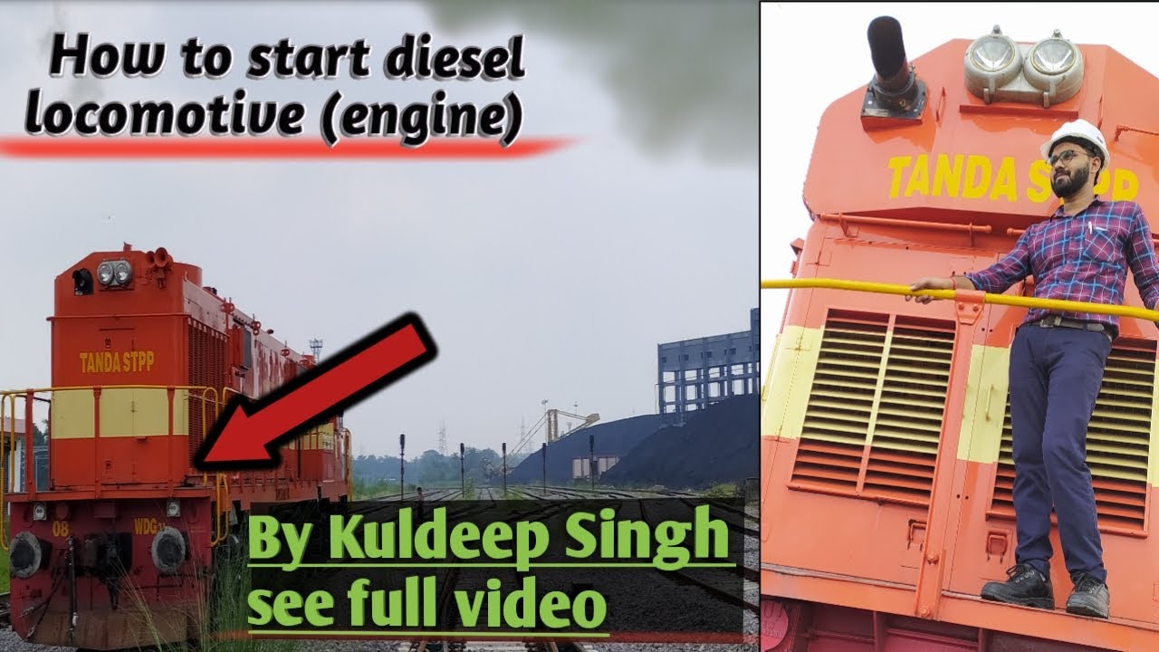How to Start diesel locomotive engine|WDG-3A Diesel Engine|इंजन कैसे ...