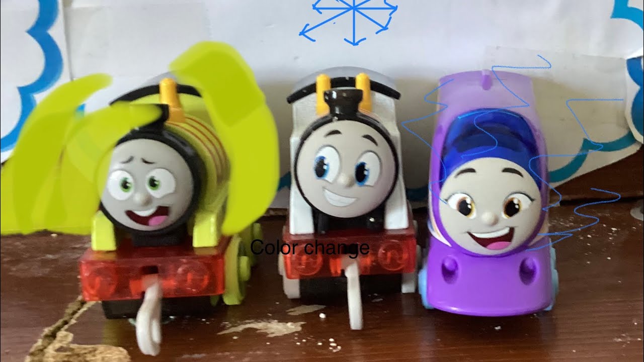 Thomas and friends toy color change Percy Mail Deliver - YouTube