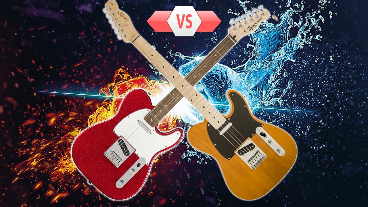 Squier Bullet vs Affinity Telecaster | Battle of the Budget Teles - YouTube