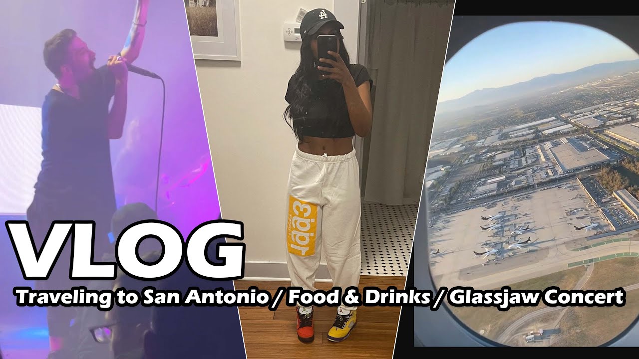 TRAVEL VLOG | First time in San Antonio + Glassjaw Concert - YouTube