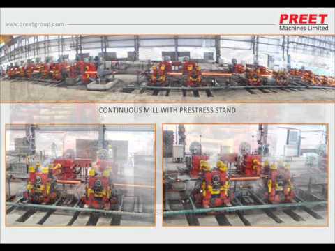 75,000 TPA Rebar Rolling Mill | Preet Machines Limited | Rolling Mill ...