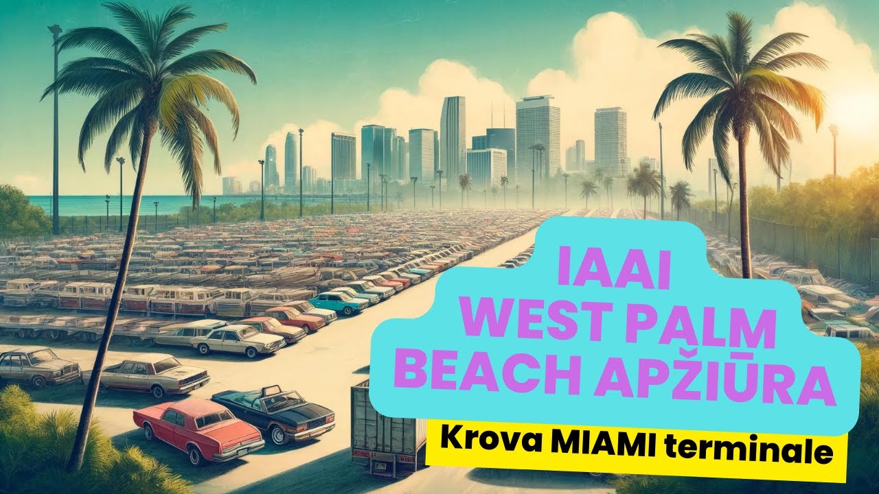 IAAI Aukciono apziura su manimi ! Miami Krova - YouTube