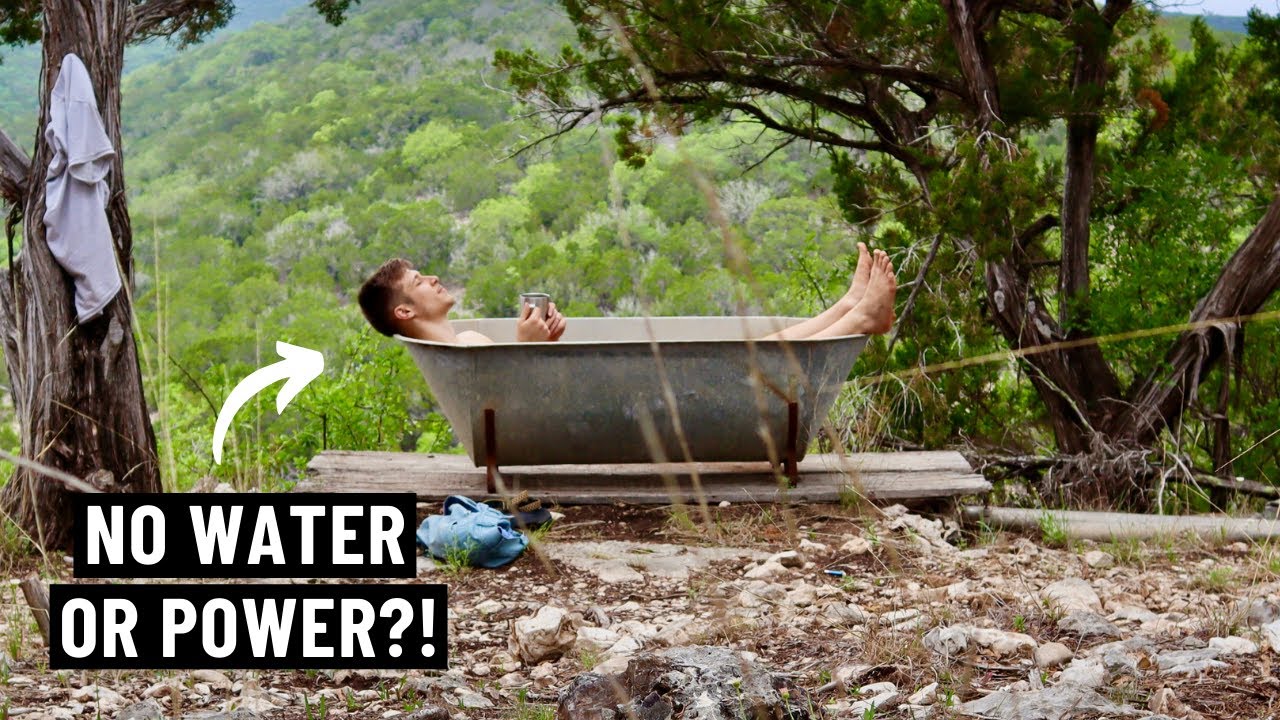 24 HOURS OFF GRID in the TEXAS HILL COUNTRY - YouTube