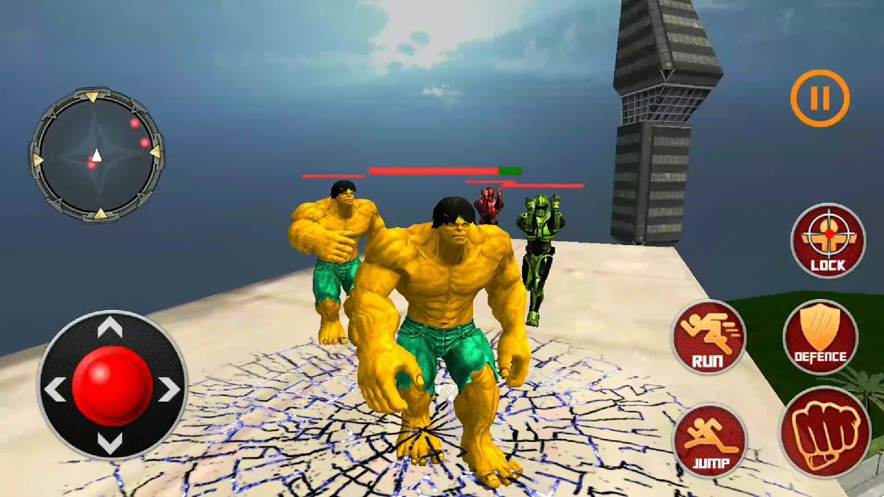 Monster Vs Red Hulk Vs Green Monster Vs Robot - Monster Super Hero ...