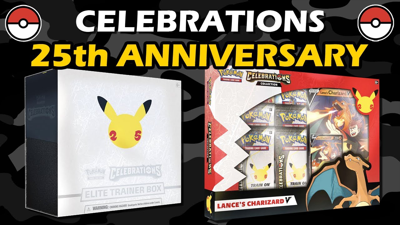 Pokemon Celebrations boxes! Pokemon's 25th Anniversary Celebration Set ...