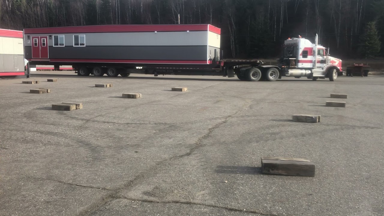 Camp Shack on a winch tractor - YouTube