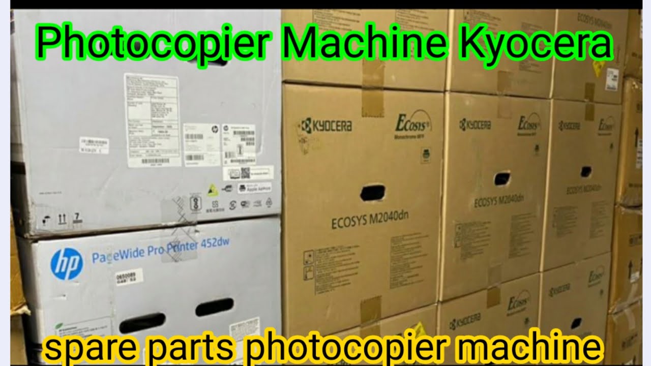 Photocopier Machine || spare parts photocopier machine - YouTube