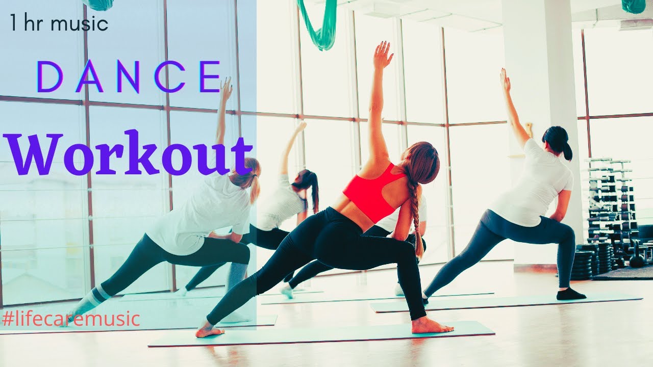 Dance workout | 1 hr Aerobic workout, Zumba workout, Yoga dance music ...