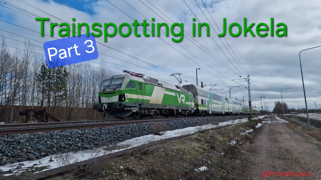 Trainspotting In Jokela Part 3 (24.3.2024) - YouTube