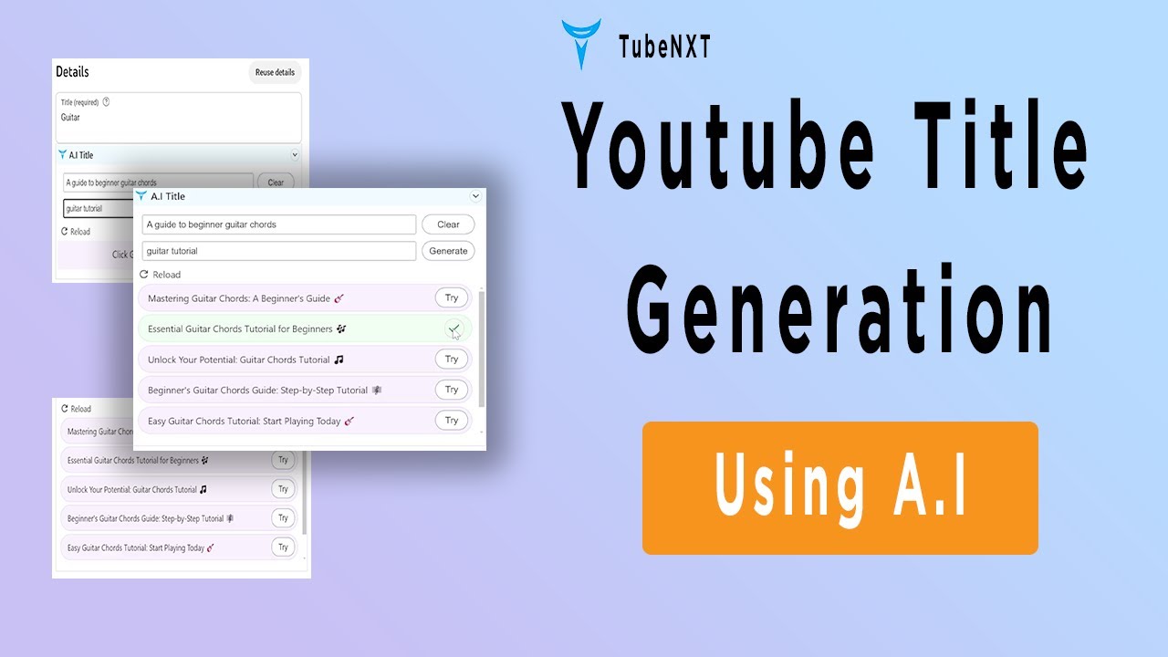 Boost Your YouTube Video Performance Using TubeNXT's AI Title Generator - YouTube