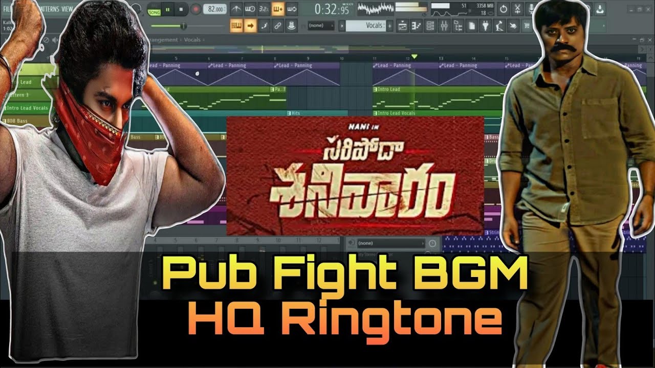 Saripodhaa Sanivaaram BGM |Pub fight BGM | Ringtone | Nani |Jakes Bejoy ...