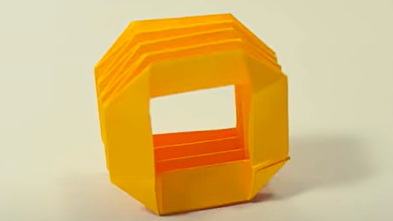 How to make an origami letter 'o' | Origami Tutorial - YouTube