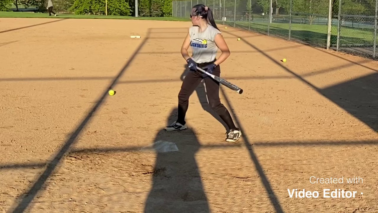 Hitting - front toss - YouTube