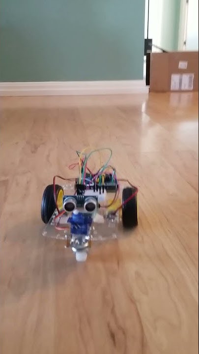 Ultrasonic Arduino Robot Car - Hands Free Movement With A Distance Sensor Device #Shorts - YouTube