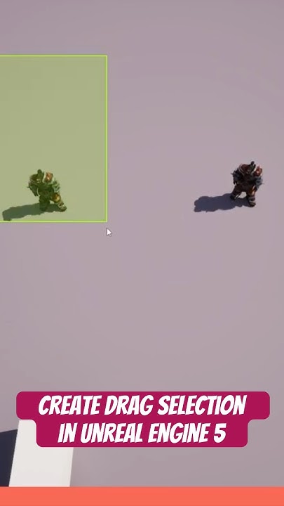 Unreal Engine 5 - Drag Selection Tutorial - YouTube