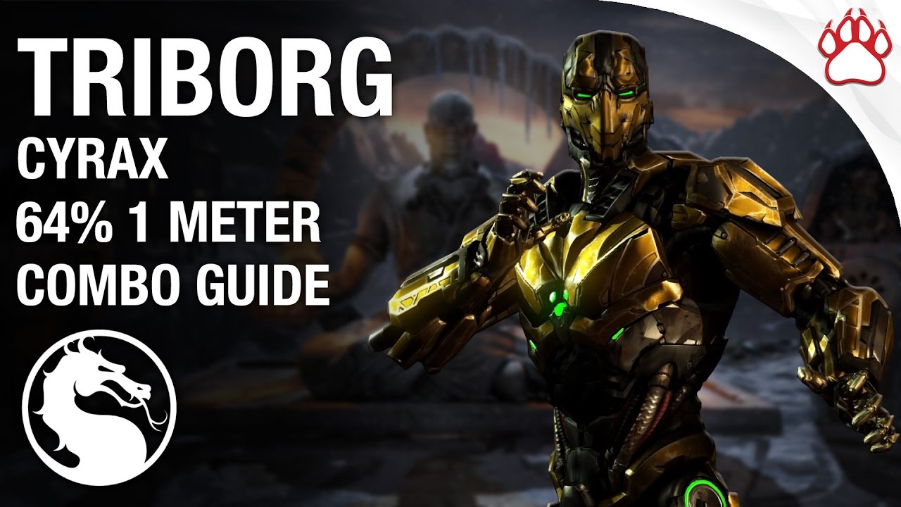 MKX: Triborg (Cyrax) Reset Set Up Combo - 64% 1 Meter Midscreen Combo ...