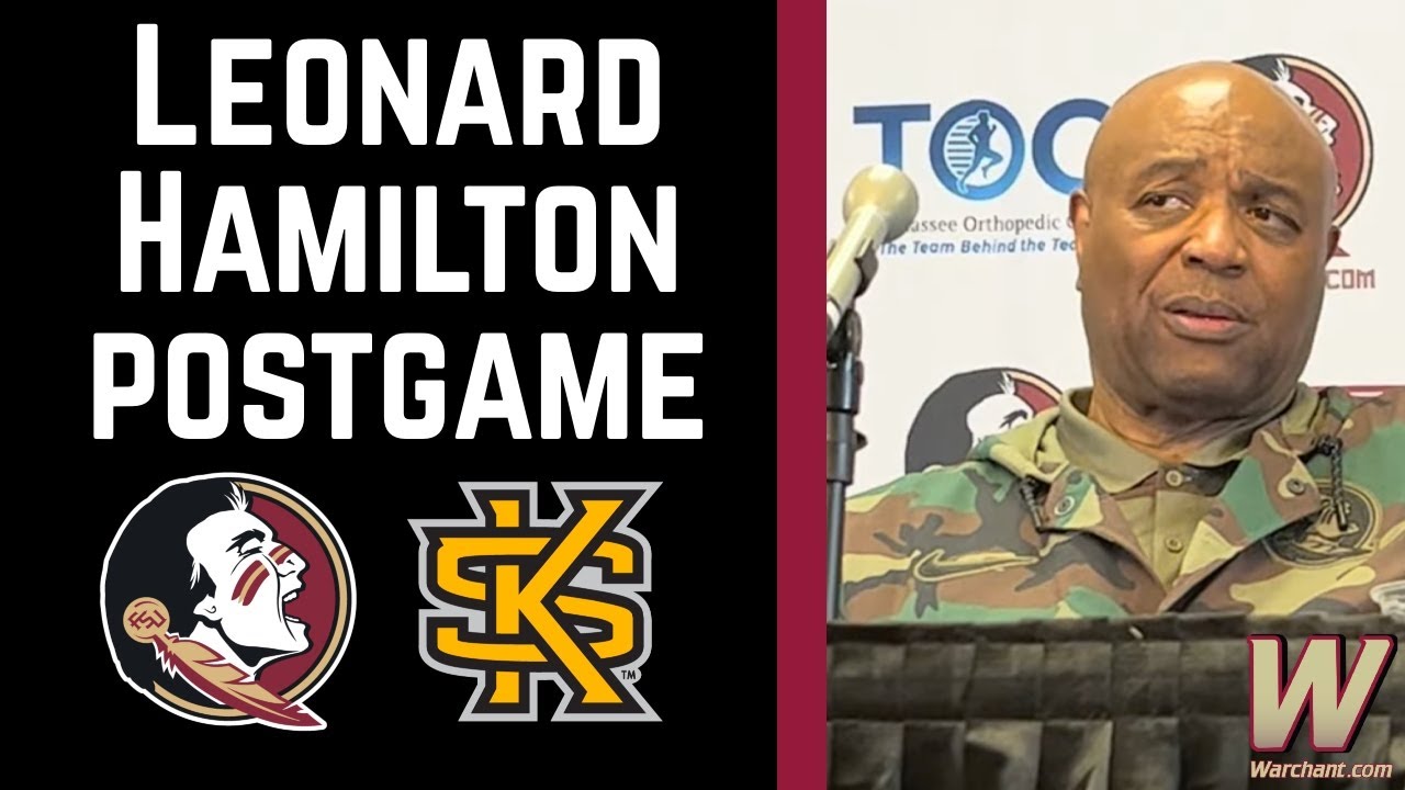 FSU Basketball | Leonard Hamilton Postgame Interview on Opening Win vs ...